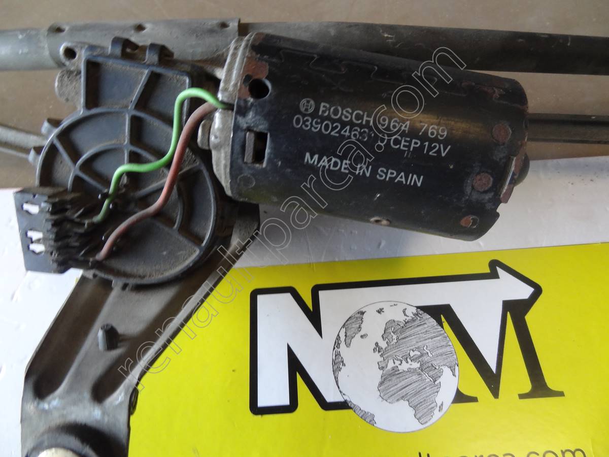 7701052155-SİLECEK MOTORU VE ŞASESİ » Ön Cam Silecek Şasesi Motoru ...