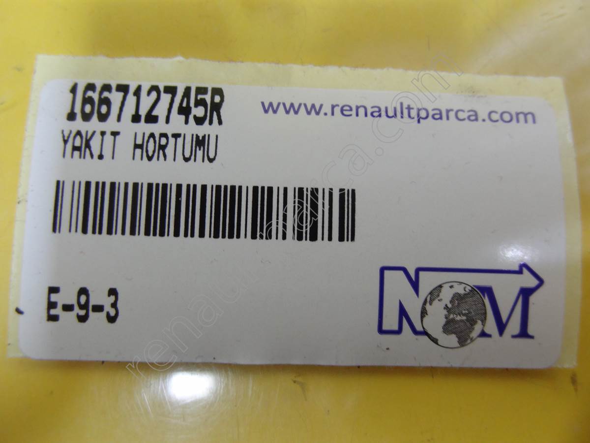 166712745R-YAKIT HORTUMU » Enjektör Mazot Borusu | Renault Yedek Parça ...