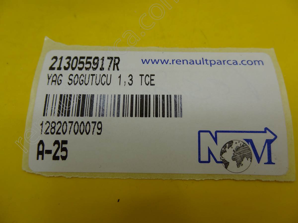 213055917R-YAĞ SOĞUTUCU - NOM OTO