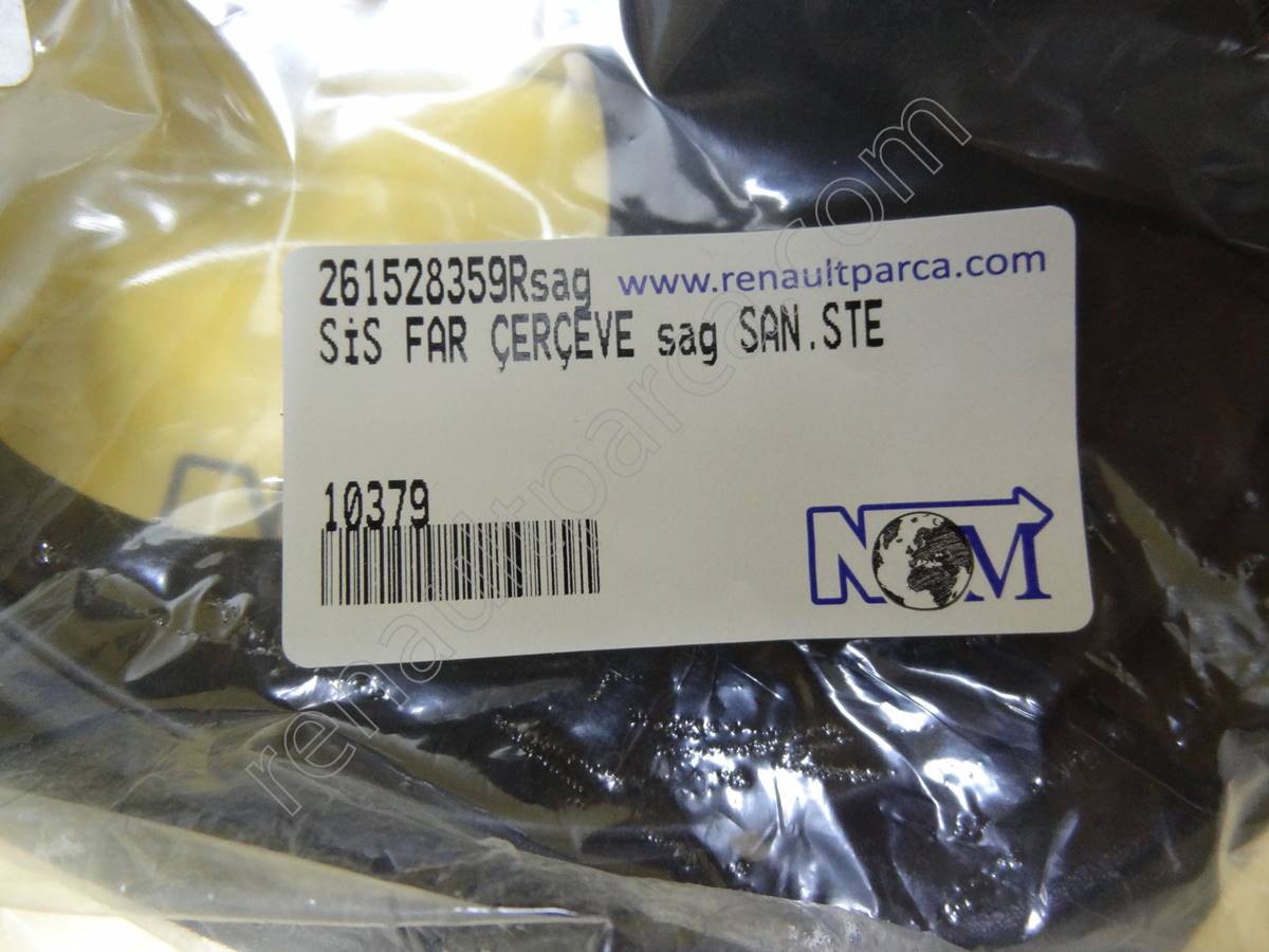 Dacia Logan 2 - Sandero 2 Sis Far Çerçeve Sağ 261528359R - NOM OTO