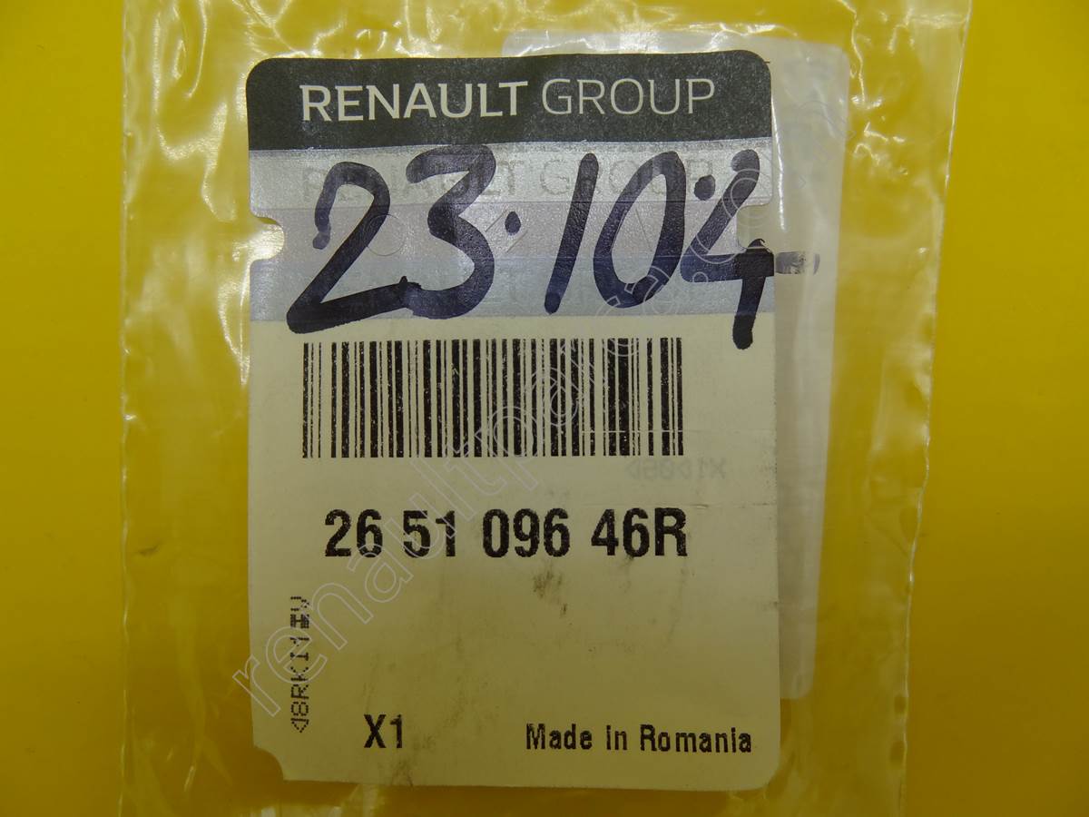 265109646R-PLAKA LAMBASI MAİS - NOM OTO