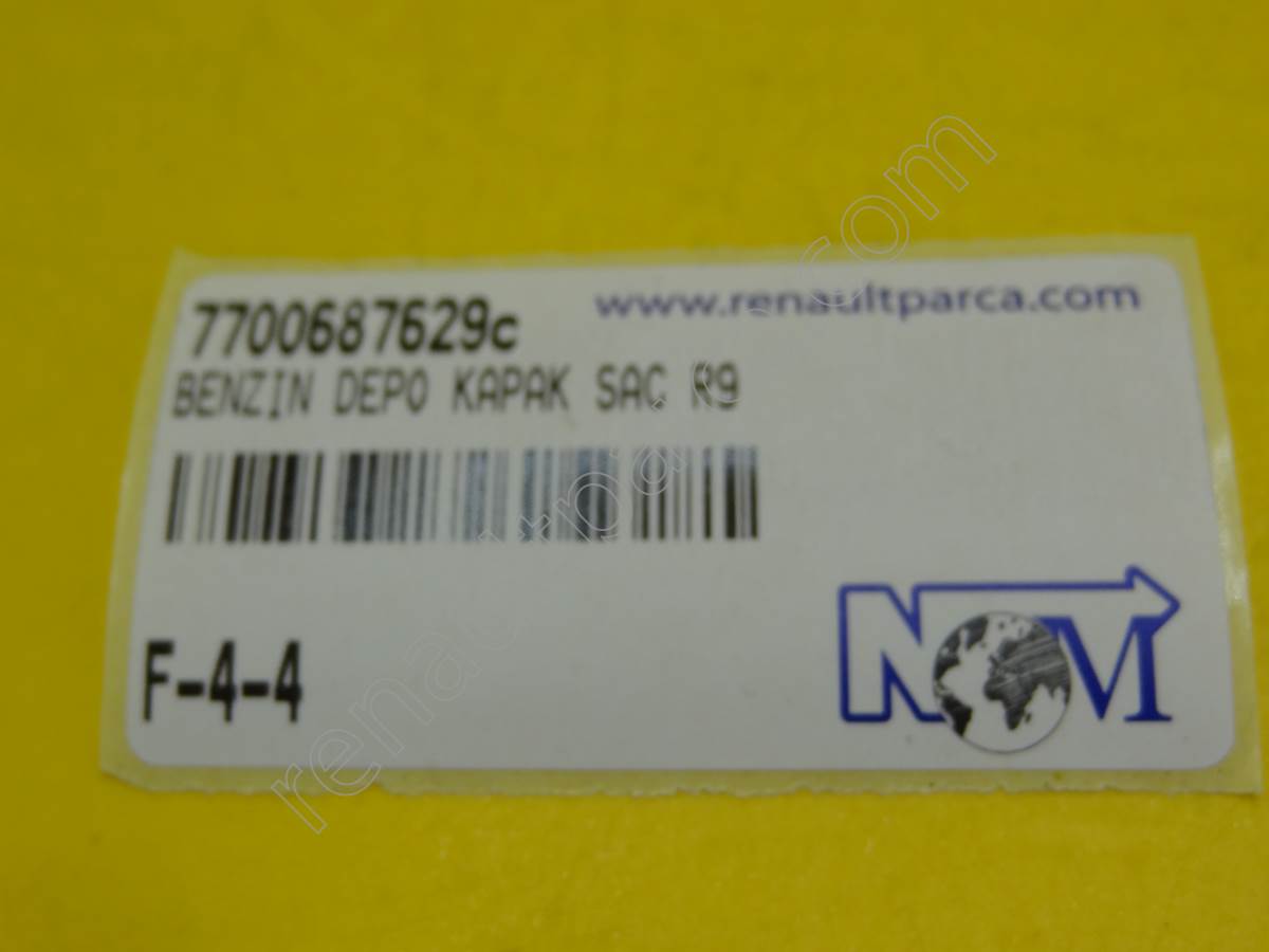 7700687629-BENZİN DEPO KAPAK SACI ÇIKMA » Yakıt Depo Kapağı | Renault ...