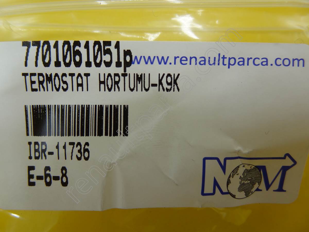 7701061051-TERMOSTAT HORTUMU YAN SANAYİ » Devirdaim Borusu | Renault ...