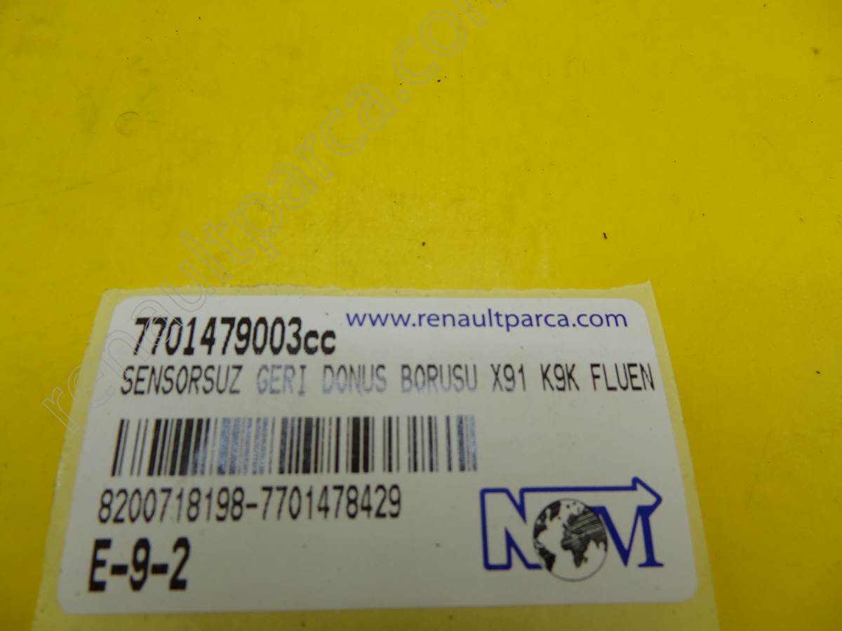 7701479003-GERİ DÖNÜŞ BORUSU ÇIKMA 2 » Enjektör Mazot Borusu | Renault ...