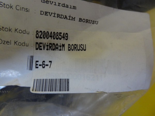 8200408549-DEVİRDAİM BORUSU » Devirdaim Borusu | Renault Yedek Parça ...