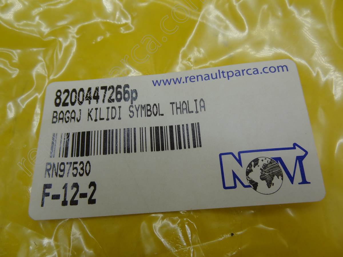 8200447266-BAGAJ KİLİDİ YAN SANAYİ - NOM OTO