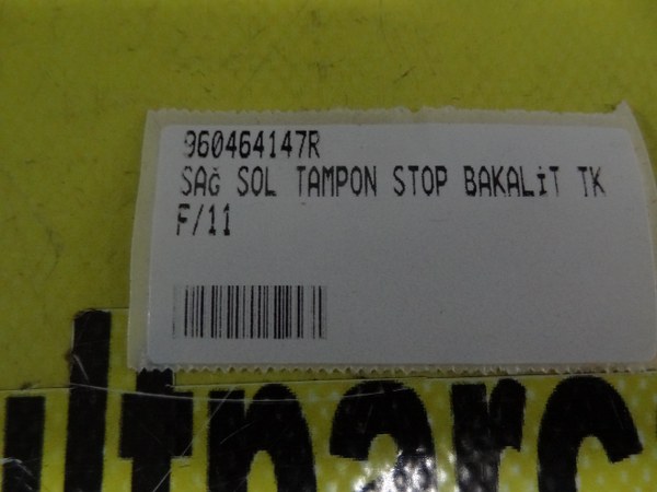 960464147R-SAĞ SOL TAMPON STOP BAKALİTİ » Arka Tampon | Renault Yedek ...