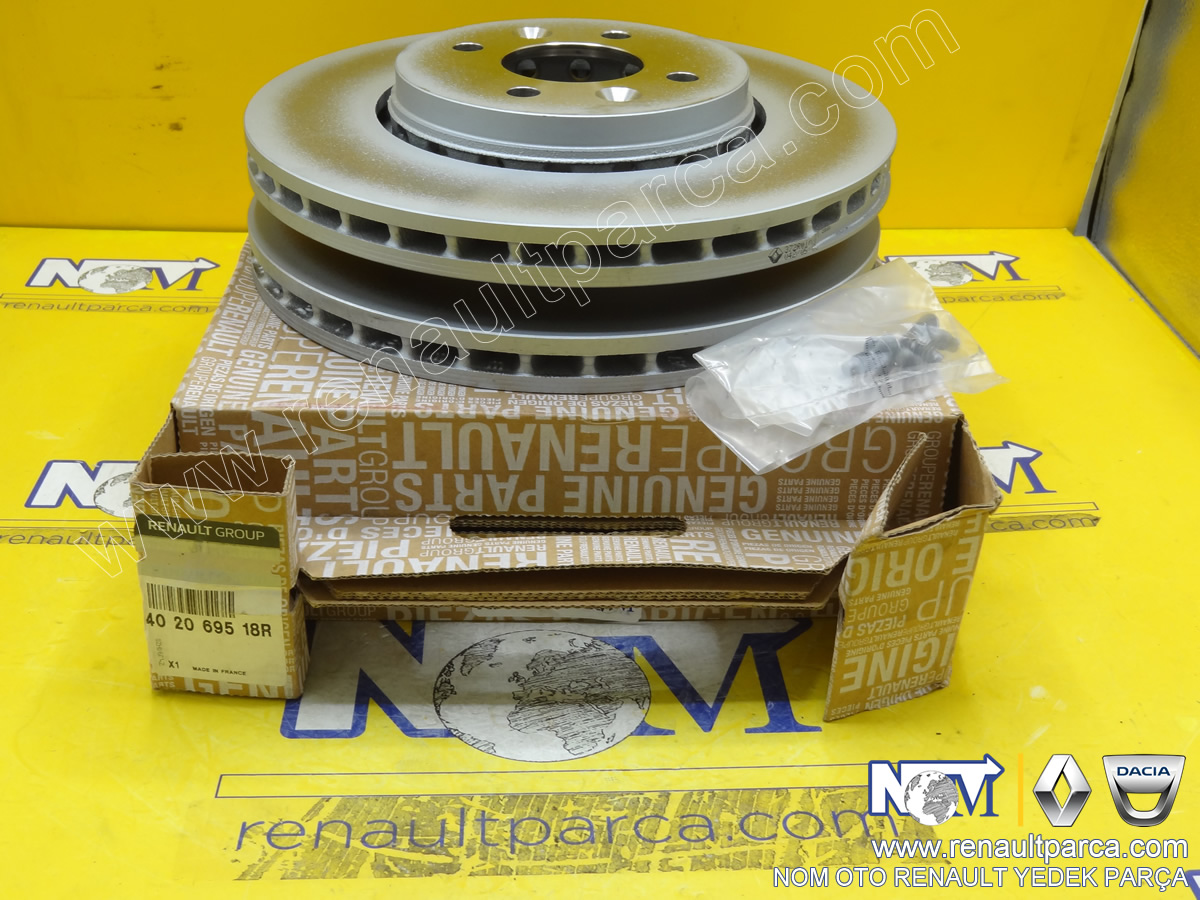 Clio 2-3 Megane 1-2 Ön Fren Disk Takımı Mais 7701207829 - NOM OTO