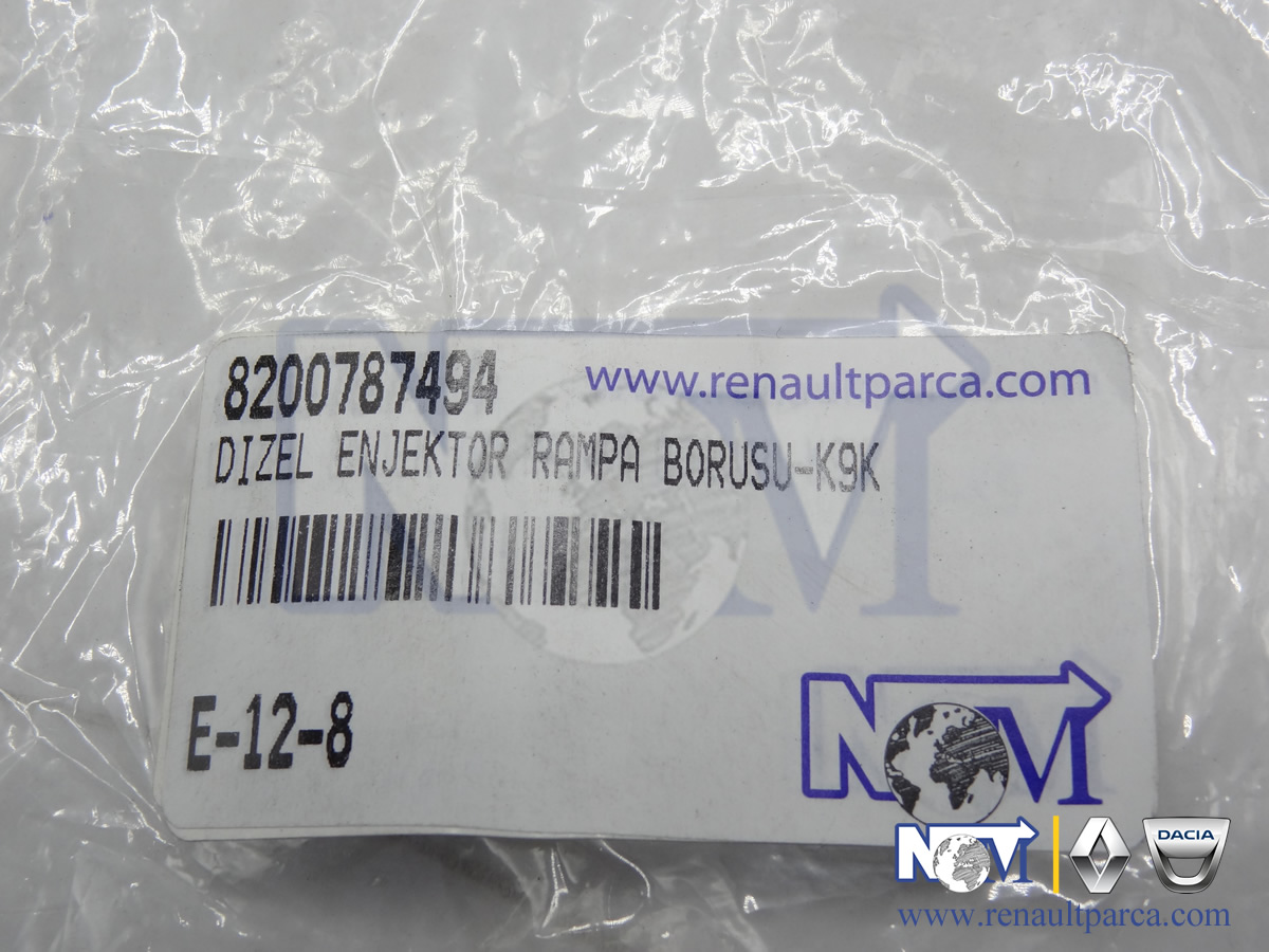 Twingo 2 - Kangoo 2 - Modus Dizel Enjektör Rampa Boru 8200787494 - NOM OTO